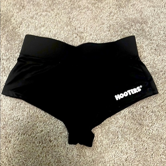 Hooters | Shorts | Hooters Black High Cut Shorts | Poshmark
